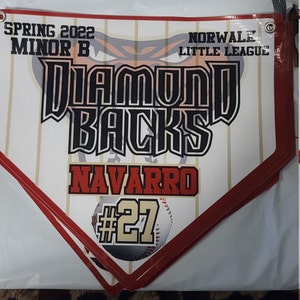 Custom Little League Baseball/softball Vinyl Banners, Flags, Pennants ...