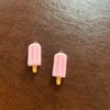 2pc or 10pc Colorful Popsicle Charms - Pastel Pink Charm -ombre ...