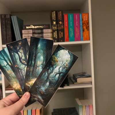 Enchanted Forest Bookmark, Fantasy Bookmark, Fairycore Book Lover Gift ...