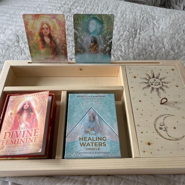 Coppermoon Moonphase Altar Card Stand, Tarot Card Stand, Oracle Card ...