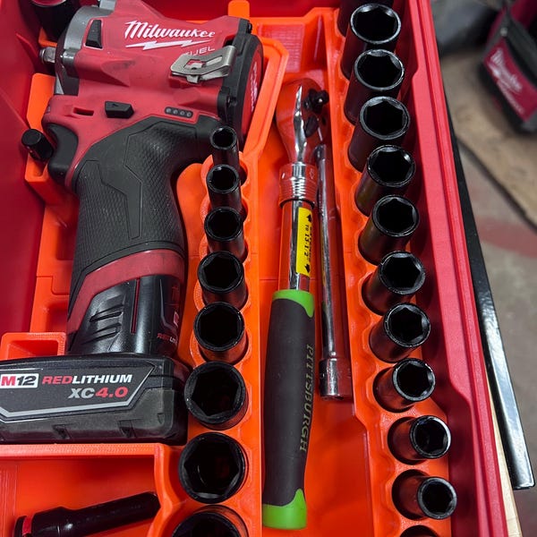 Impact Bit Organizer Designed for Milwaukee Packout Low Profile ...