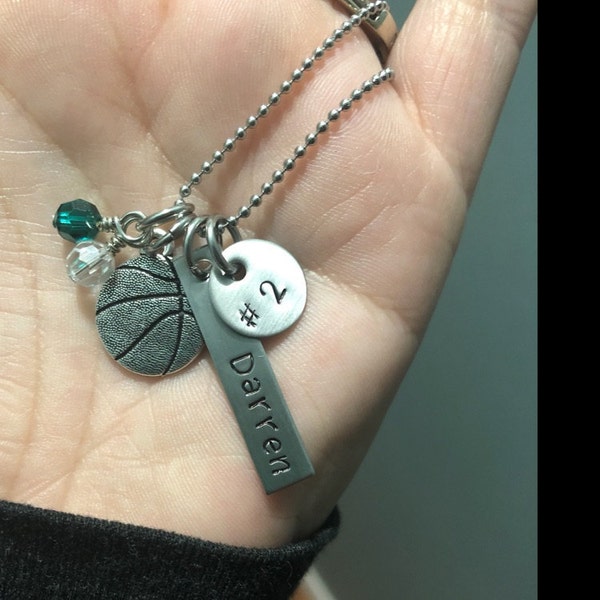 Basketball Gifts, Basketball Necklace, Girls Basketball Gift Ideas, 8th ...