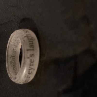 ACOTAR Book Page Ring - Etsy