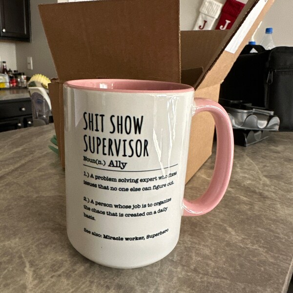 Shit Show Supervisor Mug, Shit Show Supervisor Gift, Shit Show ...