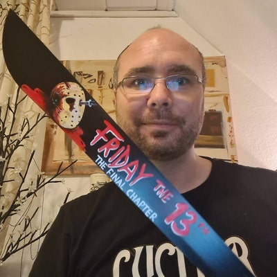 Hand-painted Machete With Jason Voorhees - Etsy Australia