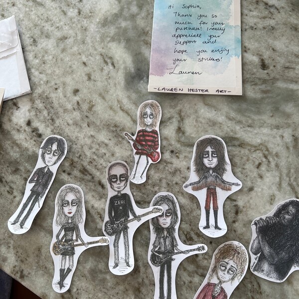 Queen Sticker Pack - Freddie Mercury, Brian May, Roger Taylor, John ...