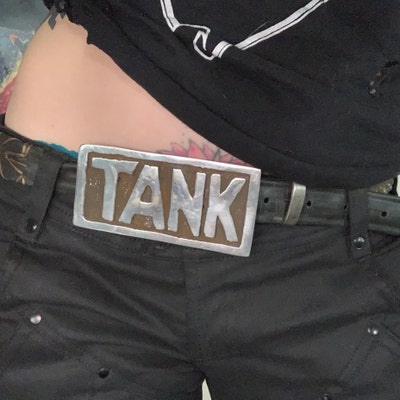 Tank Girl Belt Buckle Pewter - Etsy