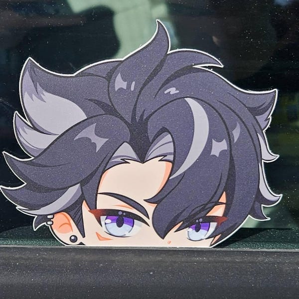 Honkai Jade Peeker Holographic Sticker | Honkai Star Rail Sticker ...