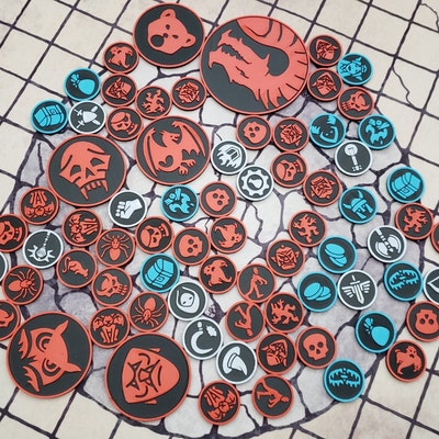 Dnd Monster Token Set of 30 3D Printable STL Download for 5E D&D ...
