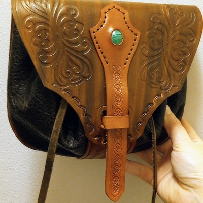 Leather Medieval Pouch Pattern / Digtial Download / Knotwork PDF SVG ...