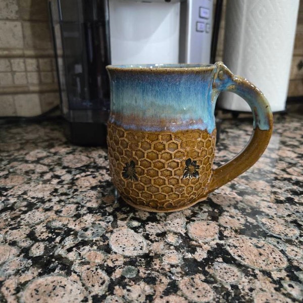 Waves Tumbler Pottery Tumbler Handleless Mug Beach Mug beach Wine Glass ...