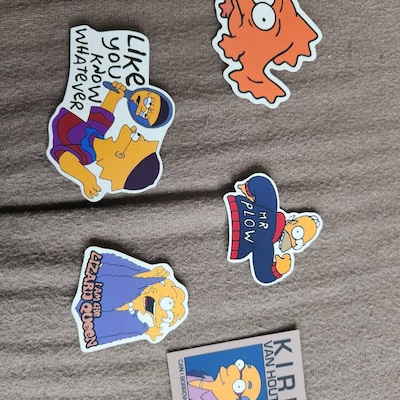 The Simpsons Vinyl Sticker Blinky the Fish Three-eyed Fish Laptop Decal ...