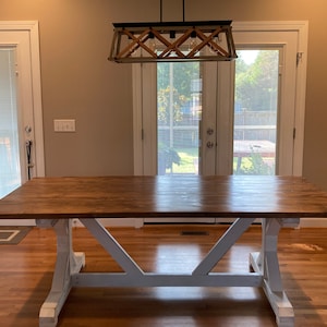 Large Farmhouse Table Custom Farm Table Farmhouse Dining - Etsy