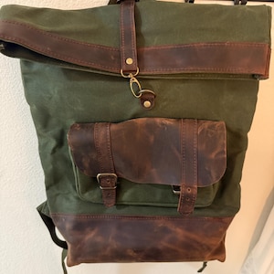 Leather-canvas Camp Stool, Bushcraft Stool,tripod Stool, Outdoor ...