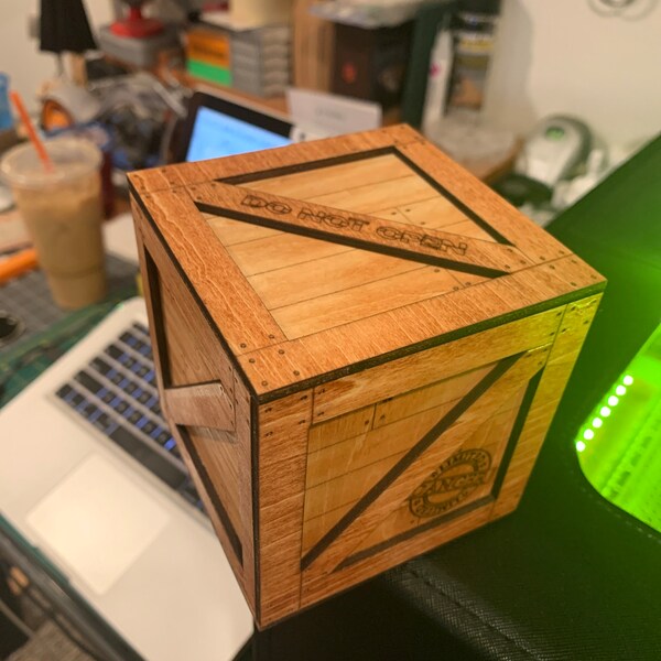 Shipping Crate Laser Cut Digital Files for Laser Cutting Hobby Vector ...