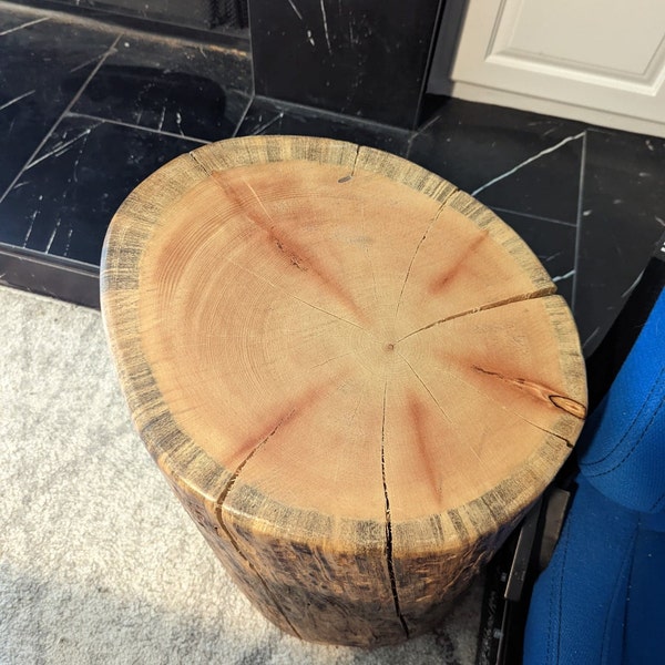 Lodgepole Pine Cowboy Stump/side Table - Etsy