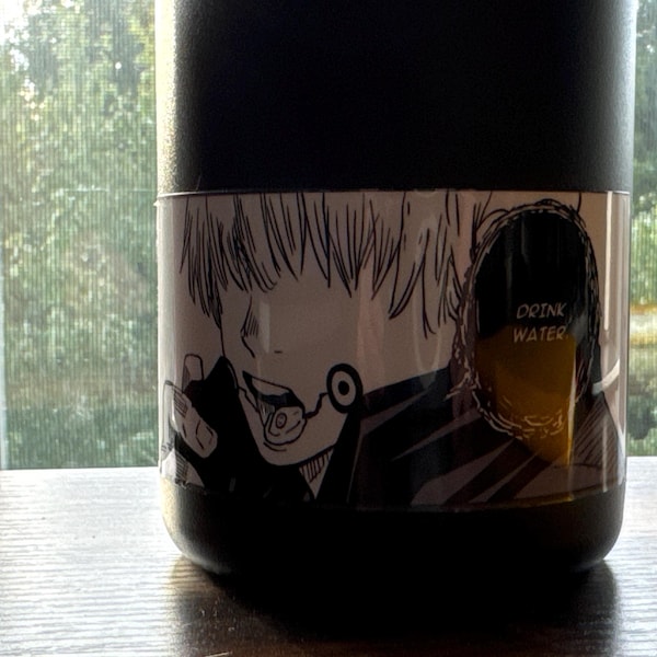 Inumaki Toge drink Water Meme Sticker Jujutsu Kaisen Anime Vinyl ...