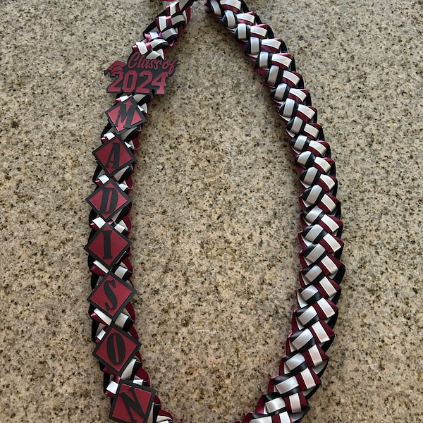 Double Ribbon Graduation Lei 2026 Personalized / Sash - Etsy