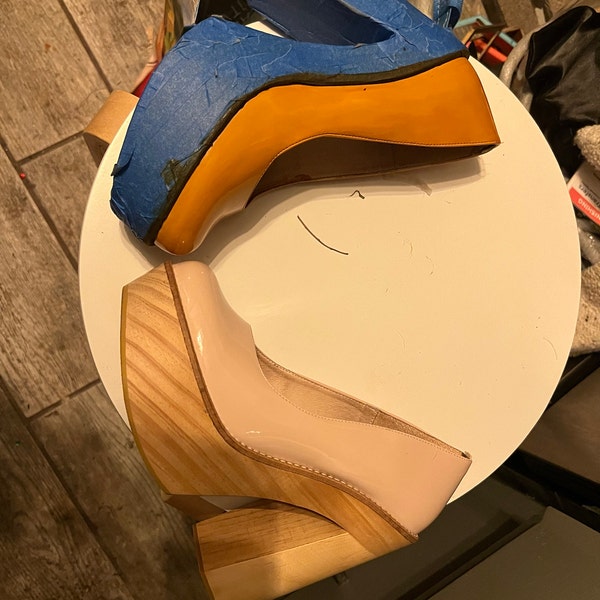 GIANMARCO LORENZI Pointy Platform Overknee Boots GML Luxory 39,5 - Etsy