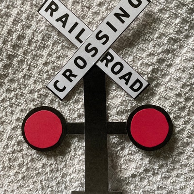 Railroad Sign Train Crossing Sign Rail Road Sign Train - Etsy