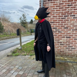 Tokoyami Cosplay Mask Moving Jaw Pattern/template - Etsy