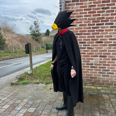 Tokoyami Cosplay Mask Moving Jaw Pattern/template - Etsy