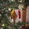Real Chicken Nugget With Santa Hat Ornament real Preserved Chicken ...