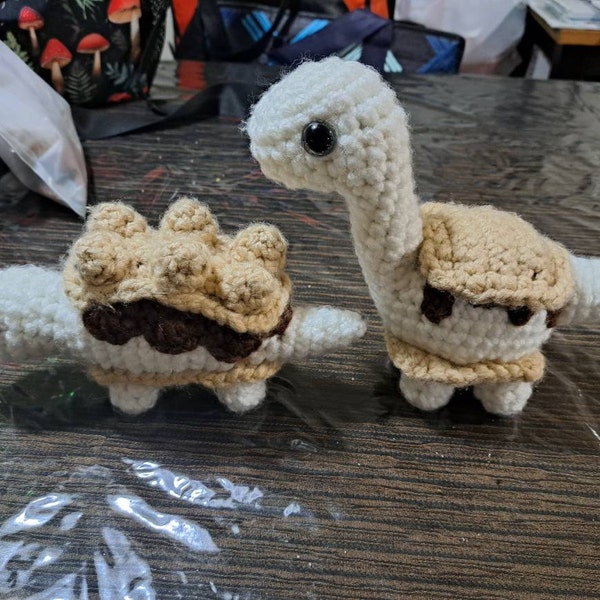 Dinos'mores Crochet Pattern Bundle 2-in-1 Stegos'moreus and Brontos ...