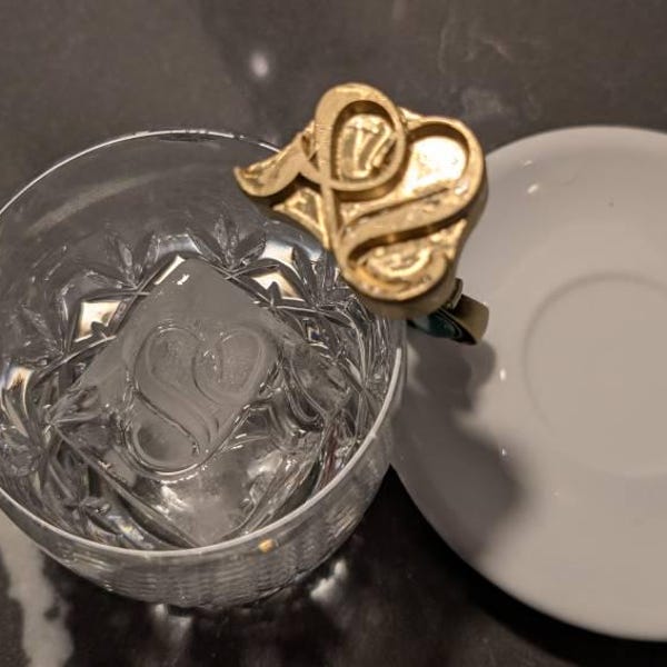 Custom Ice Stamp,personalize Ice Brand Stamp,gift for Dad,customice ...