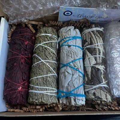 Sage Cleansing Essentials Variety Pack With White Sage, Yerba Santa ...