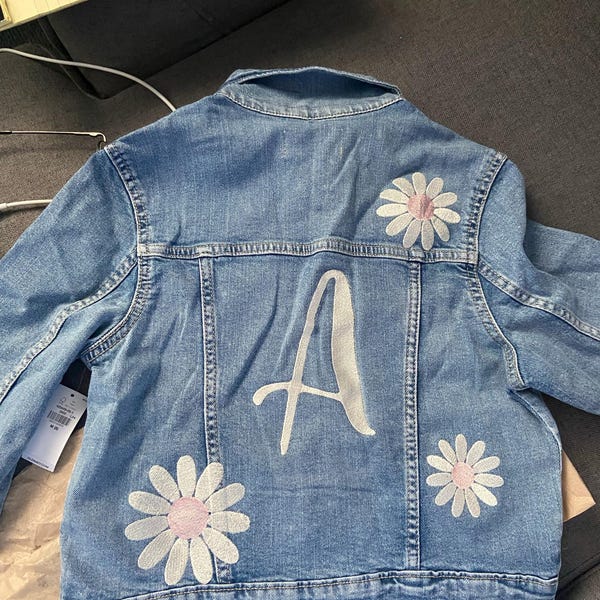 Name Jacket, Embroidered Denim Jacket, Custom Denim Jacket ...