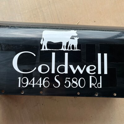 Rocking Chair Monogram Decals Set of 2 - Etsy