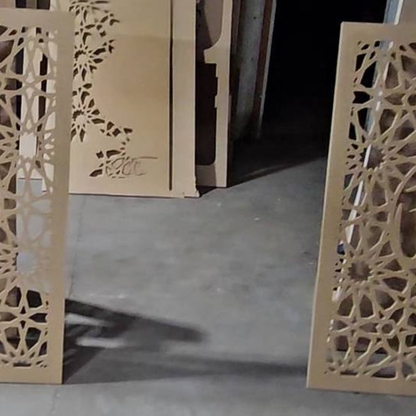 Allah Muhammad Calligraphy Svg Islamic Pattern CNC Panels Arabic ...