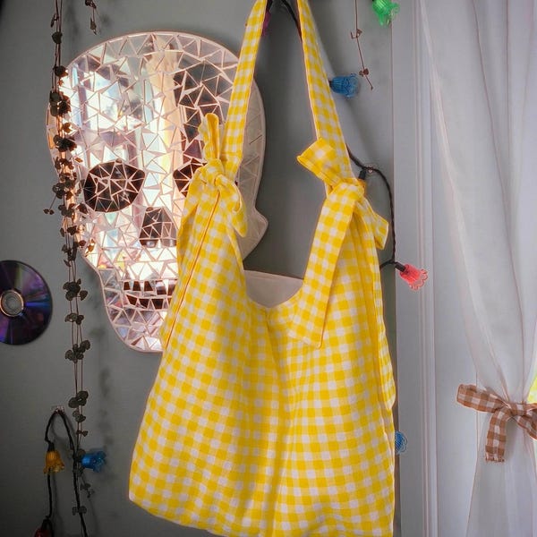The Slouchy Bow Bag Sewing Pattern I Video Tutorial & Illustrated ...