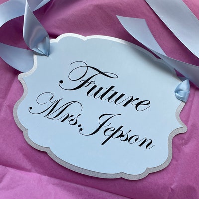 Future Mrs Sign,wedding Shower Sign, Mrs to Be Sign, Bridal Shower ...