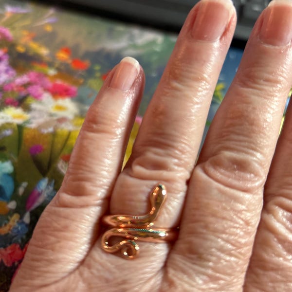 Sadhguru Ring - Consecrated Isha Copper Snake Ring - Sadguru Ring Isha ...