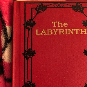 The Labyrinth Red Book Prop Replica - Etsy