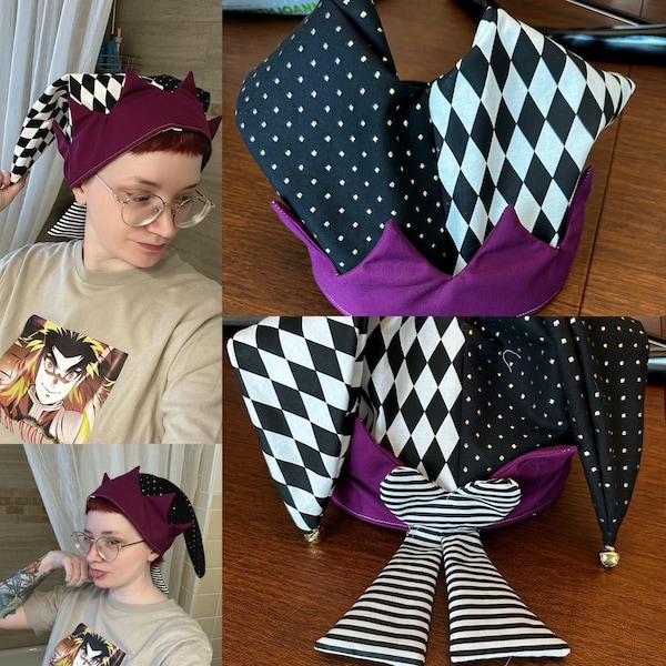 Picnic Palace's Jester Cap Sewing Pattern - Etsy