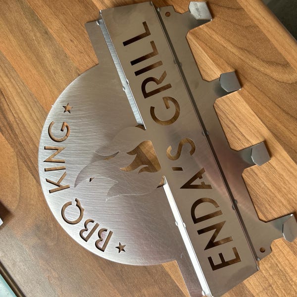 Personalised Stainless Steel BBQ Tool Rack Grill Accessory - Etsy