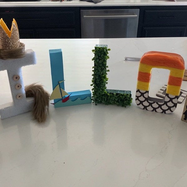 8" Where the Wild Things Are Themed Name/letters for Party/nursery - Etsy