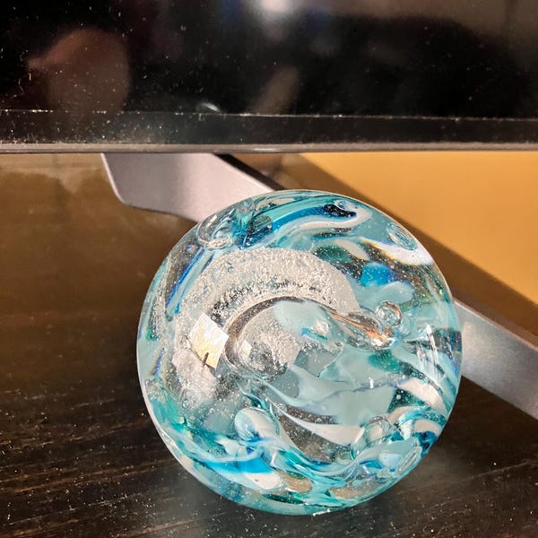 Display Base, Pet Memorial Orb Light, Crystals, Rotating Display Stand ...