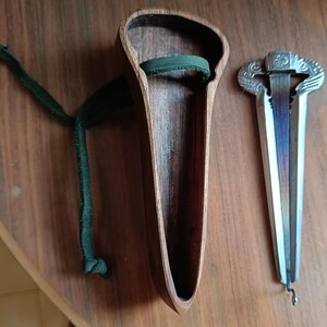 Forged Melodic Jew's Harp twister Wood and Brass Case Inclusive ...