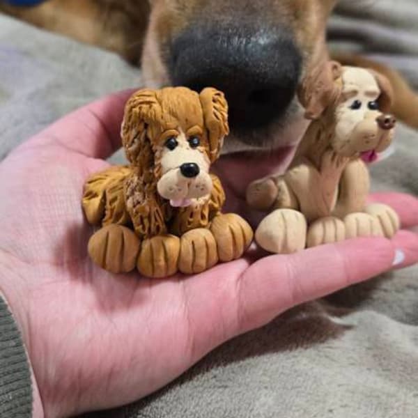 Custom Dogs | Handmade | Dog Lover Gift | Unique Gift | Polymer Clay ...