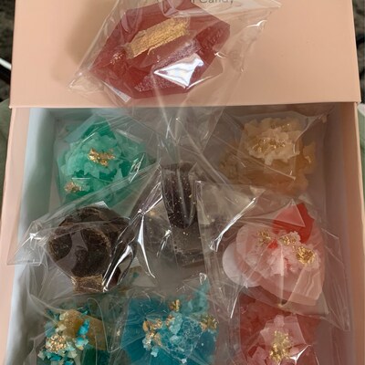 Edible Treasure Box Kohakutou Candy Box Crystal Candy - Etsy