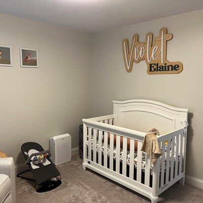 Small Name Sign, Nursery Name Sign, Wood Cutout Name Sign, Small ...