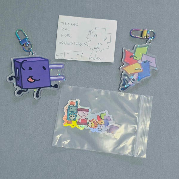 Taco + Microphone Inanimate Insanity - Vinyl Stickers - Object Show - Etsy