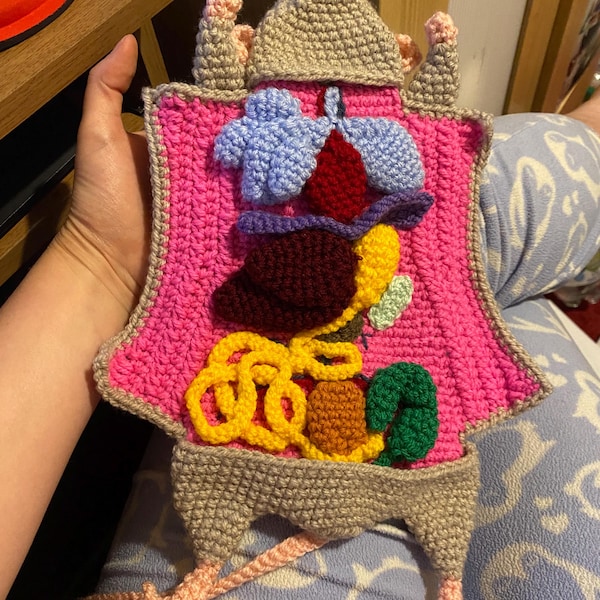 Crochet Rat Dissection Pattern, PDF Digital Download, Biology Amigurumi ...