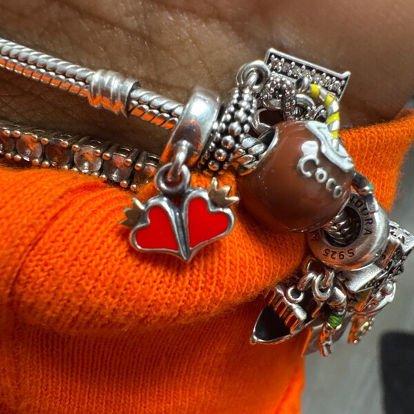 Authentic Pandora Ladybug Murano Glass Charm Bead Retired Pandora ...