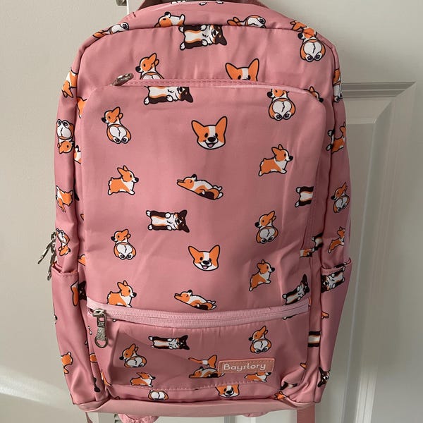 Extended Corgi Gym Bag, Duffel Bag, Canvas Travel Bag for Gym Sports ...