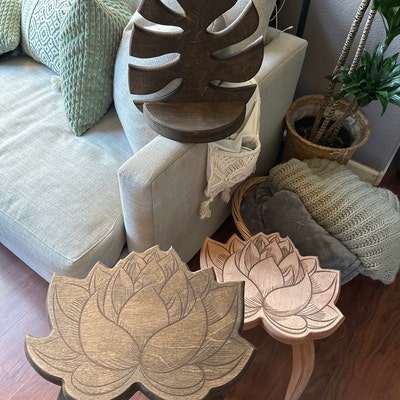 Cactus, Plant Stand, Side Table, Plant Shelf, Wood Table, Gift for ...